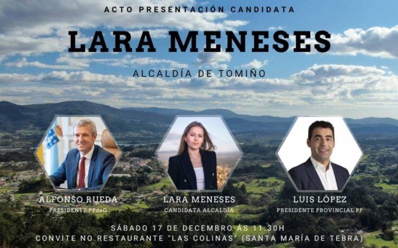 Lara Meneses será a candidata do PP Tomiño para as municipais 2023 - Novas do Eixo Atlántico
